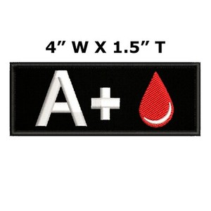 Blood Type Patch In Sewing Patches for sale | eBay
