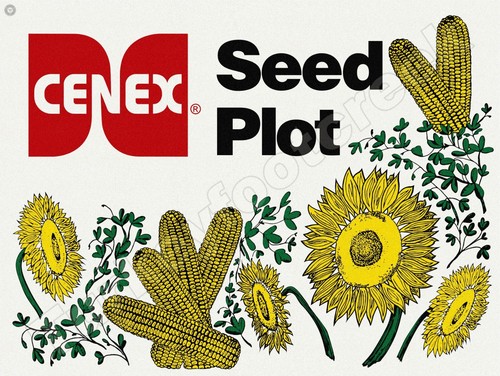 Cenex Seed Plot 18" x 24" Metal Sign | eBay