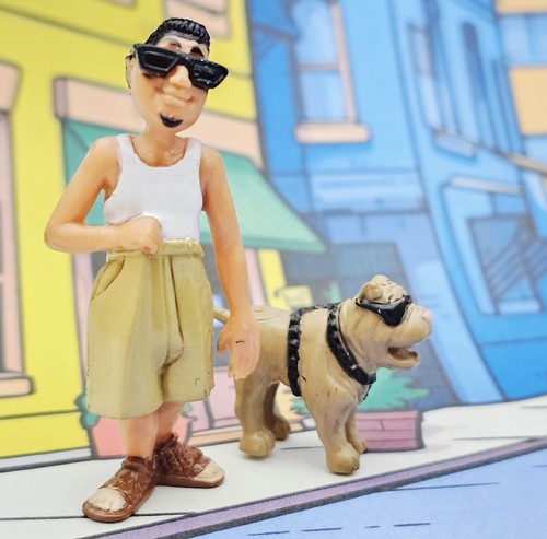 Gonzales Comic HOMIE 1:32 Toy Figures CHOLO FLACO & BULLDOG CHATO ...