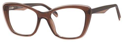 Women's Frame Enhance EN4165 Eyeglasses Frame Size 53-18-145 Brown ...