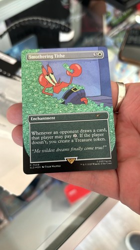 Magic The Gathering - Smothering Tithe - SpongeBob Secret Lair - Mr ...