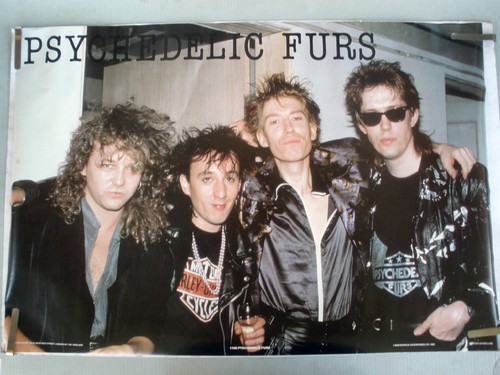 RARE PSYCHEDELIC FURS 1986 VINTAGE ORIGINAL MUSIC POSTER | eBay