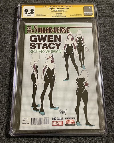 Edge of Spider-Verse 2 SIGNED Robbi Rodriguez CGC SS 9.8 spider-gwen ...