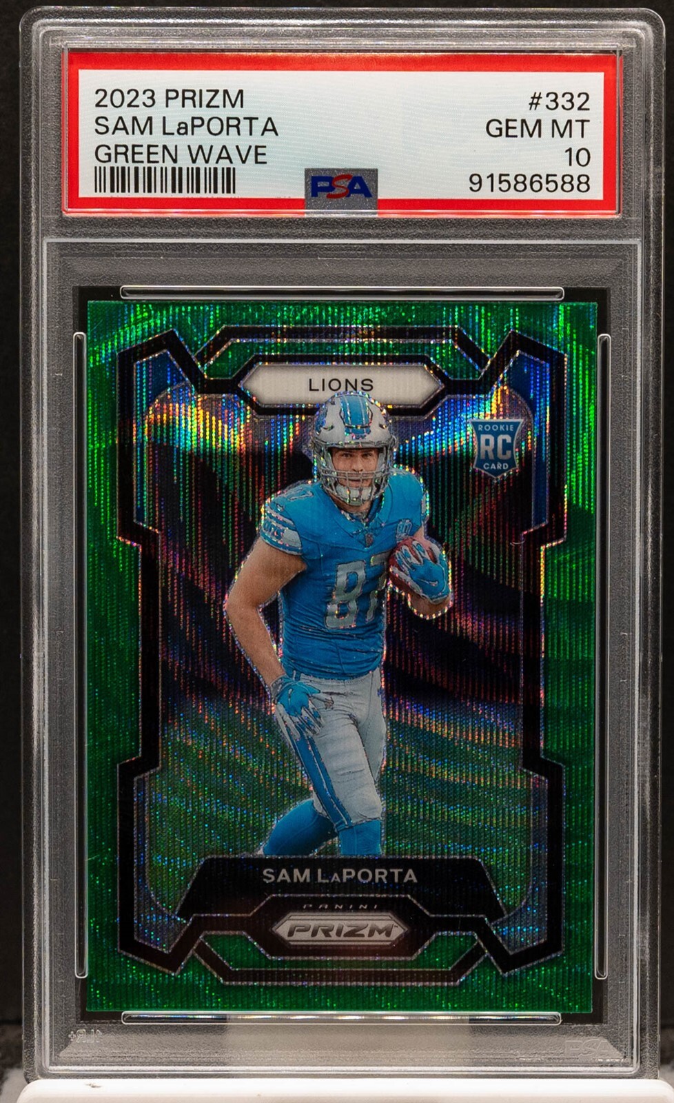 Sam LaPorta 2023 Prizm #332 Green Wave Price Guide - Sports Card Investor