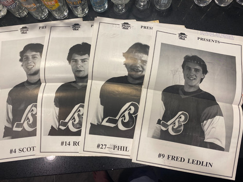 Four 1982 1983 WHL Seattle Breakers Hockey Program Player Posters | eBay