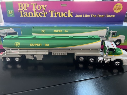 Limited Edition 1994 BP Toy Tanker Truck Super 93 Lights Sounds Boxed ...