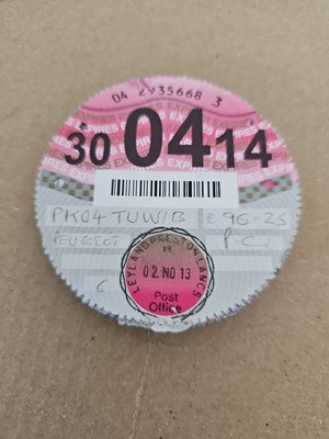 Original Tax Disc for sale | eBay