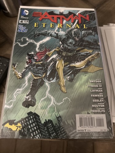 BATMAN ETERNAL #4 Vol 1 New 52 (April 2014) Scott Snyder Dustin Nguyen ...