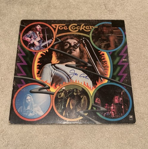 Joe Cocker Signed Autographed Self Titled Album LP Record Cover No ...