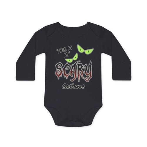 Cute Gerber Baby Onesie Halloween themed "This is my scary costume" for ...