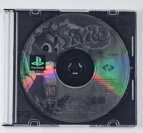 Spyro the Dragon ⭐ PlayStation 1 - 1998 (DISC ONLY) 711719422822| eBay