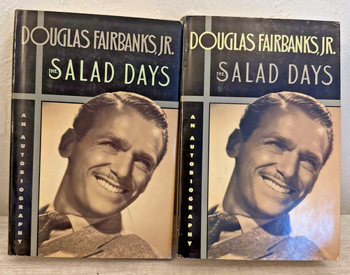 The Salad Days by Douglas Fairbanks Jr Hardback Book, Two Books Vol 1 ...