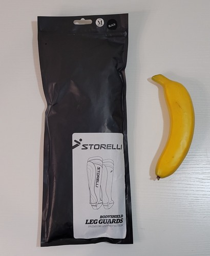 Storelli BodyShield Black Leg Guards Size M Black FREE SHIPPING! | eBay