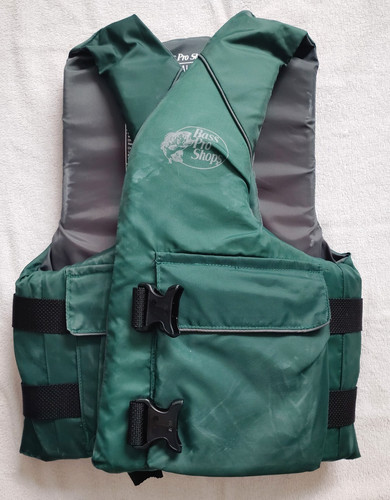 Bass Pro Shops Life Jacket Adult Small/Medium 90 Lbs Chest Size 32-40 ...