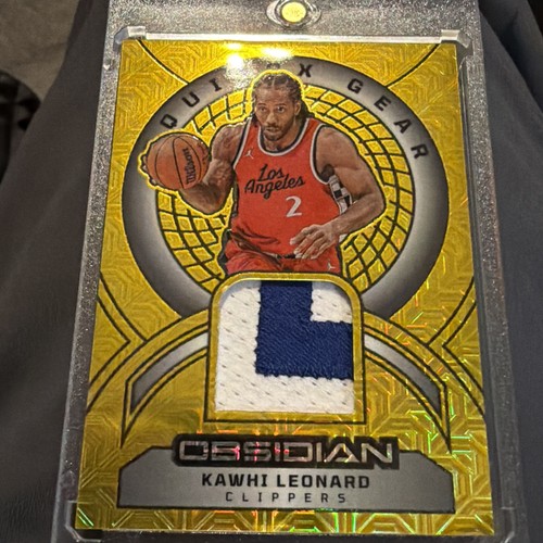2024-25 Obsidian Kawhi Leonard Equinox Electric Etch Gold /10 | eBay