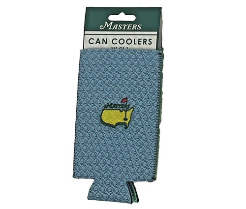 2025 Masters Koozies Can Cooler 2-Pack (1 Blue 1 Green) With Map and ...