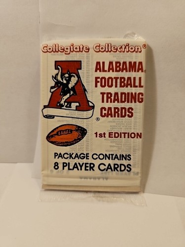 1ST FIRST EDITION OFFICIAL UNIVERSITY OF ALABAMA FOOTBALL Trading Cards ...