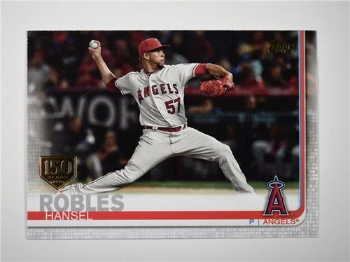 2019 Topps Update 150th Anniversary #US137 Hansel Robles - Los Angeles ...