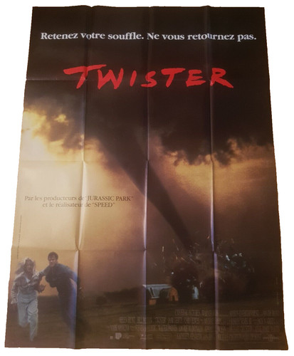 LARGE cinema poster: TWISTER (1996) Helen Hunt Bill Paxton Jami Gertz ...