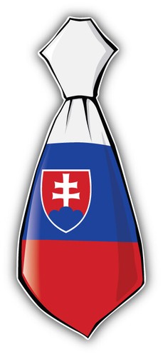 Slovakia Flag Necktie Car Bumper Sticker Decal | eBay