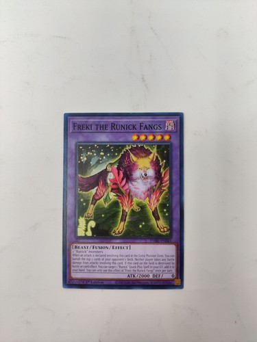 Yugioh DABL-EN041 Freki The Runick Fangs - 1st Edition In-Hand Darkwing ...