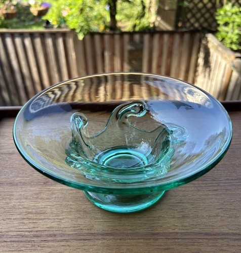 Metropolitan Museum of Art MMA Art of Joe Hamon Green Wave Glass Bowl ...