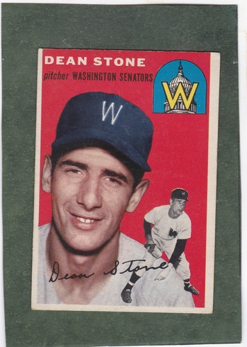 *1954 TOPPS #114 DEAN STONE, SENATORS RC terrific | eBay