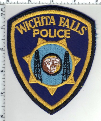 Wichita Falls Police (Texas) 1st Issue Blue Thin Border Shoulder Patch ...