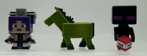 Minecraft Minifigures Lot Of 3 Enderman TNT Undead Horse Skeleton ...