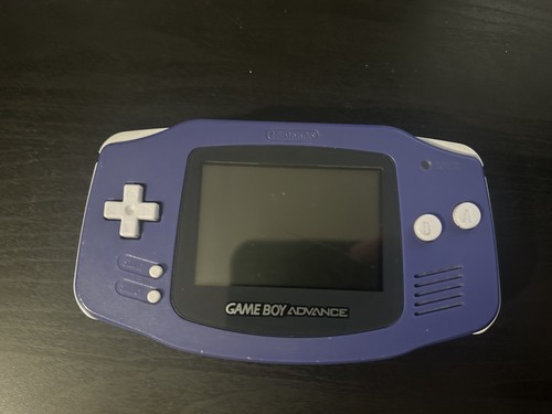 Gameboy Advance Indigo/Purple Tested & Works SEE PICTURES + READ ...
