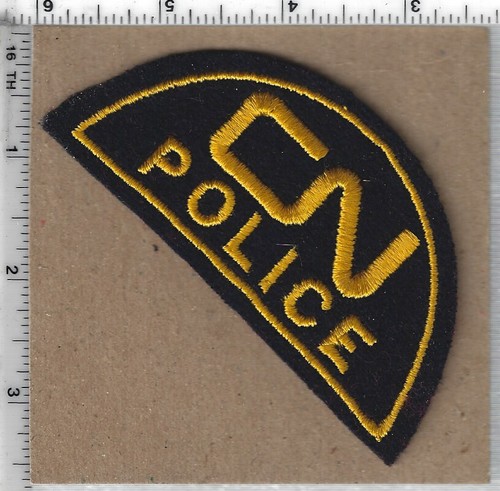 CN Police (Canadian National RR) - Rare FELT Shoulder Patch on ...