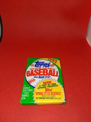 1987 Topps Baseball Card Pack | eBay