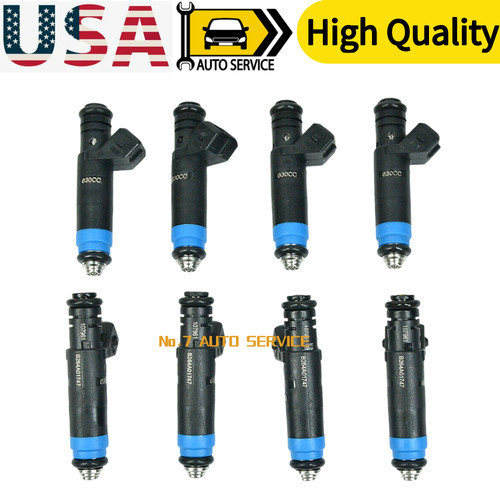 8X 60lb Fuel Injectors for SIEMENS DEKA LS1 LS6 Mustang 5.0 630cc Bosch ...