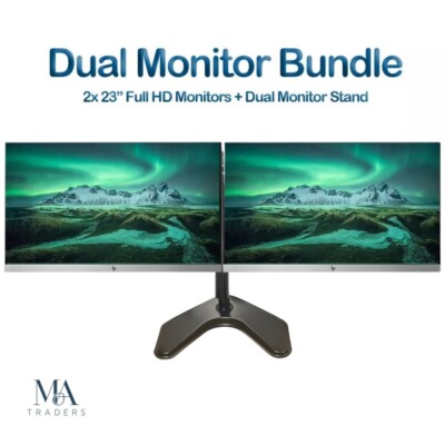 Dual Monitor for sale | eBay UK