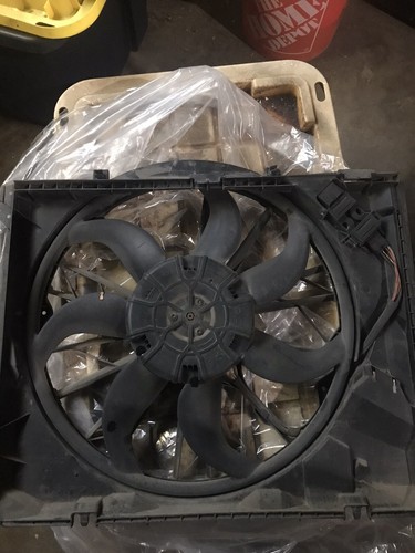 Dual Radiator and Condenser Fan Assembly-Base, , Sedan 2007 bmw 328i ...