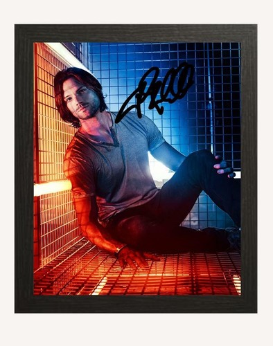 Jared Padalecki Supernatural SIGNED & FRAMED AUTOGRAPH 10" X 8" REPRO ...