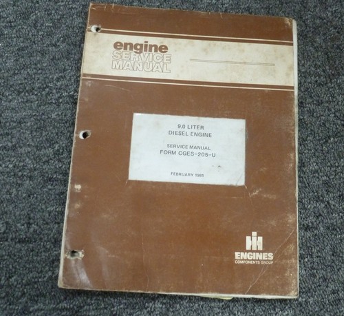 1981-1984 International S2574 S2575 Truck Engine Service Repair Manual ...