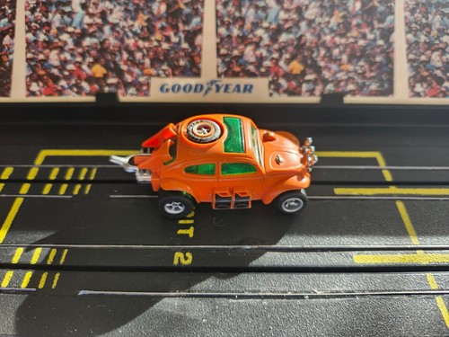 AFX VW Baja Bug Orange Slot Car Non-Magna-Traction HO Scale | eBay