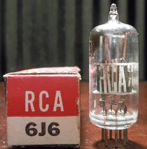 1 VINTAGE RCA 6J6 NOS VACUUM TUBE TESTED AUDIO RADIO AMPLIFIER | eBay