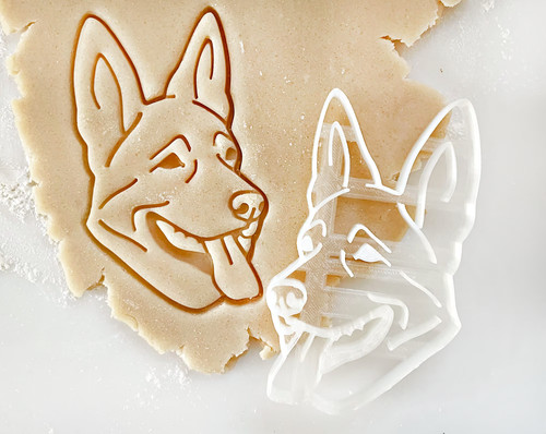 Adorable German Shepherd Cookie Cutter: Bake Your Love for Doggos into ...