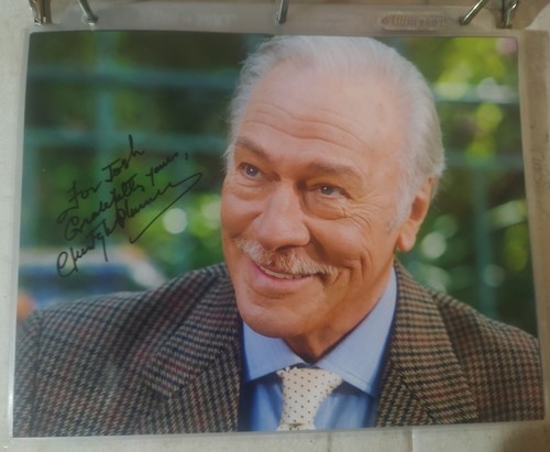 CHRISTOPHER PLUMMER SIGNED 8.5x11 8x10 AUTOGRAPH THE SOUND OF MUSIC ...