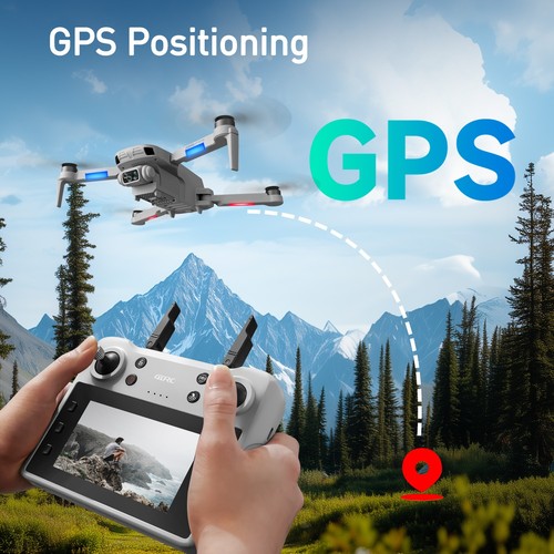 4DRC F8 GPS Drone with 4K Camera for Adults with Brushless Motor Follow ...