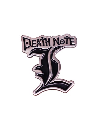 DEATH NOTE L Lawliet Letters Symbol Logo Metal Badge Enamel Pin Anime ...