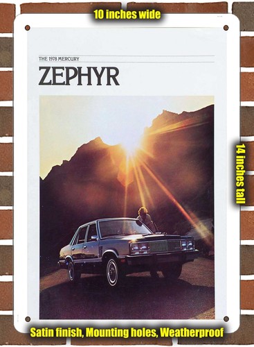 Metal Sign - 1978 Mercury Zephyr (Sign Variant #1) | eBay