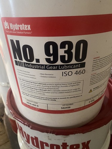 Hydrotex 930 Industrial Gear Lubricant Iso 460 Gear Oil | eBay