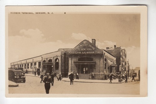 Real Photo Postcard Hudson Terminal Newark NJ | eBay