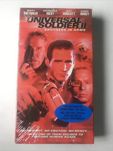 Universal Soldier 2: Brothers in Arms VHS 1999 w/Gary Busey 97368393332 ...
