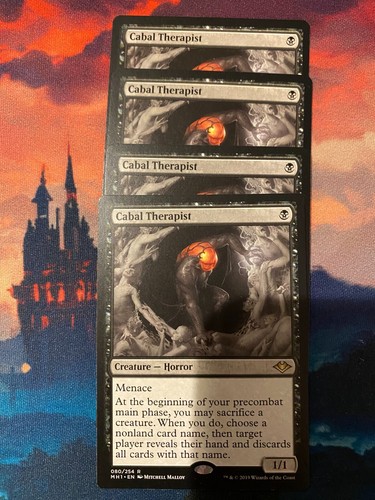 MTG Modern Horizons 1 Cabal Therapist x 4 | eBay