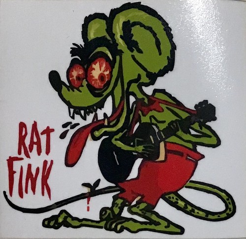 BIG DADDY ED ROTH HOT ROD RAT FINK BIKER MOTORCYCLES TOOLS GUNS STICKER ...