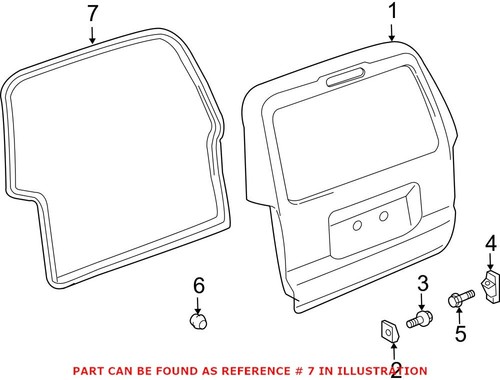 Genuine OEM Hatch Seal for Toyota 6788135040 | eBay